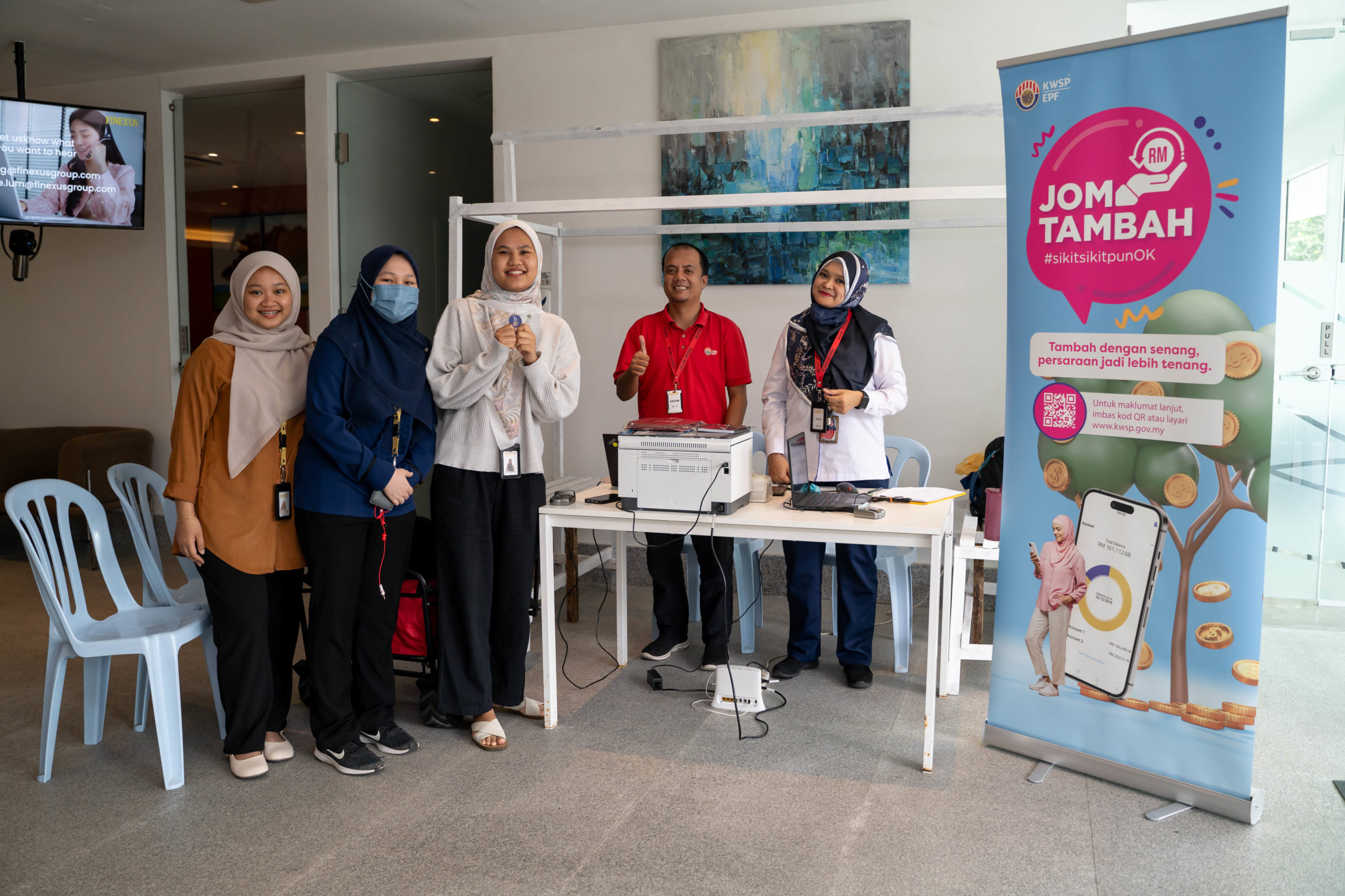 KWSP Mobile Outreach Day at Finexus Campus